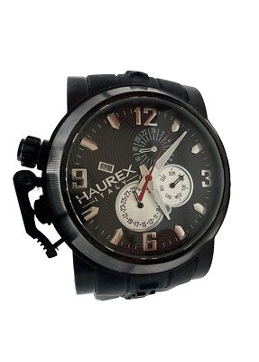 Haurex San Marco Watch Italy Black Casual $1595 Retail Very Rare ...