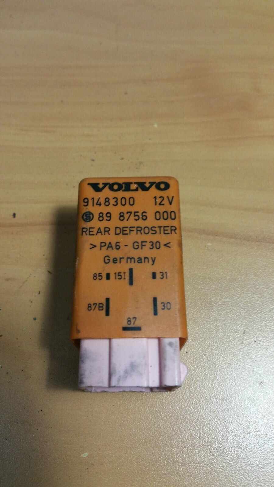 Volvo 850 Rear Defroster Relay 9148300 898756000 | eBay
