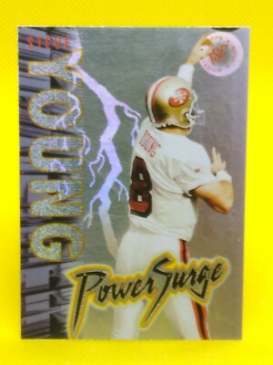 Steve Young 1995 TSC POWER SURGE #PS12 BYU Cougars San Francisco 49ers ...