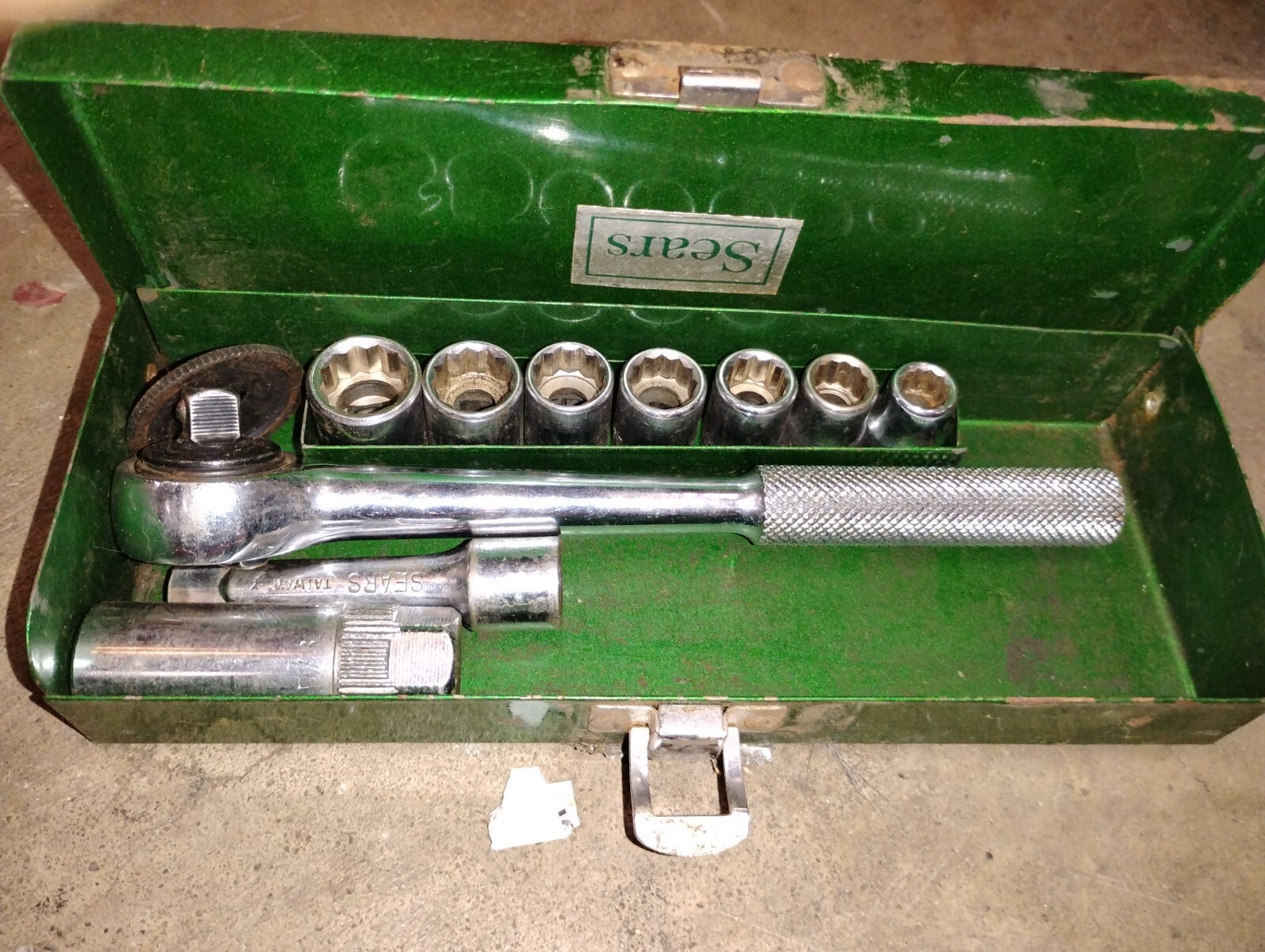 Sears Socket Set in Metal Case Vintage | eBay