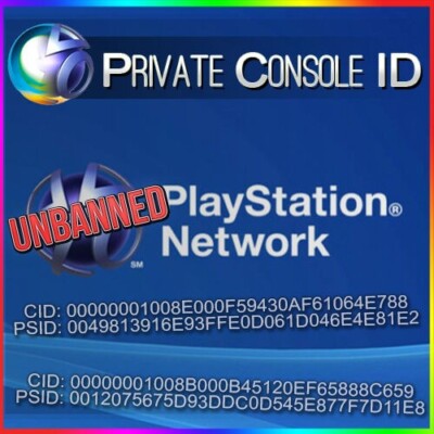 PLAYSTATION 3 PS3 Console ID CID IDPS PSID 100% Private DELIVERY ...