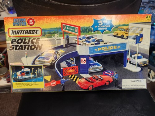 1995 Matchbox Action System Police Station Play Track NIB | eBay
