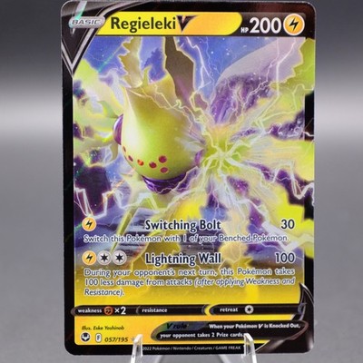 Regieleki V 057/195 Ultra Rare SWSH12 SWSH12: Silver Tempest Pokemon ...