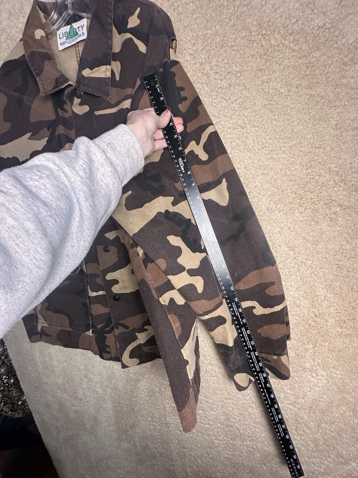 Vtg Liberty Real Tree Camo Chore Style Jacket Sz 3X Military Hunting ...