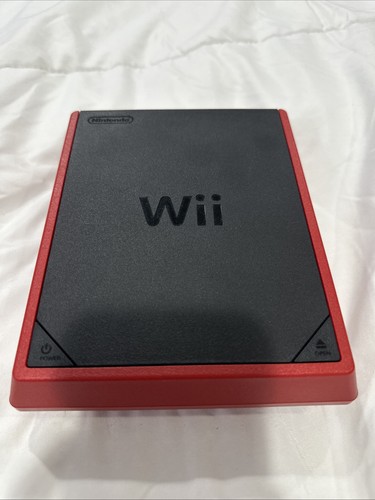 Nintendo Wii Mini RVL-201(USA) Red Black CONSOLE ONLY Tested Working ...