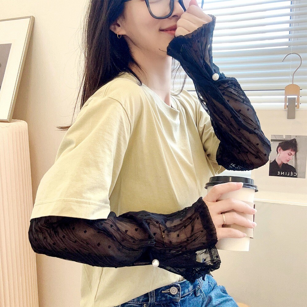 Ice Silk Sun Protection Sleeves Mantianxing Sunscreen Sleeves Women | eBay