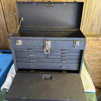 Kennedy Kits, Vintage 7 Drawer Machinists Tool Box Model 520 No Keys ...