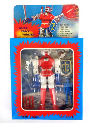 Vintage Alien Space Fighter Robot Action Figure 1980s Gordion KO Very ...