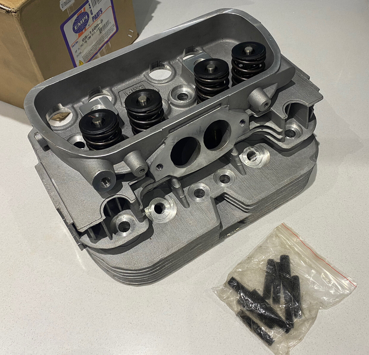 Vw EMPI Twin Port Head, 94mm, Dual Springs, Stainless Valves - Beetle ...
