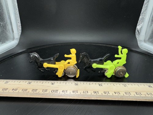 Two Horse and Rider Figurines for Woolworth Harness Racing Game | eBay