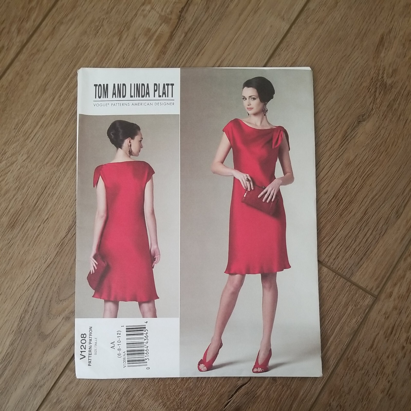 UNCUT Vogue Sewing Pattern V1208 Dress Women's Tom-Linda Platt Design ...