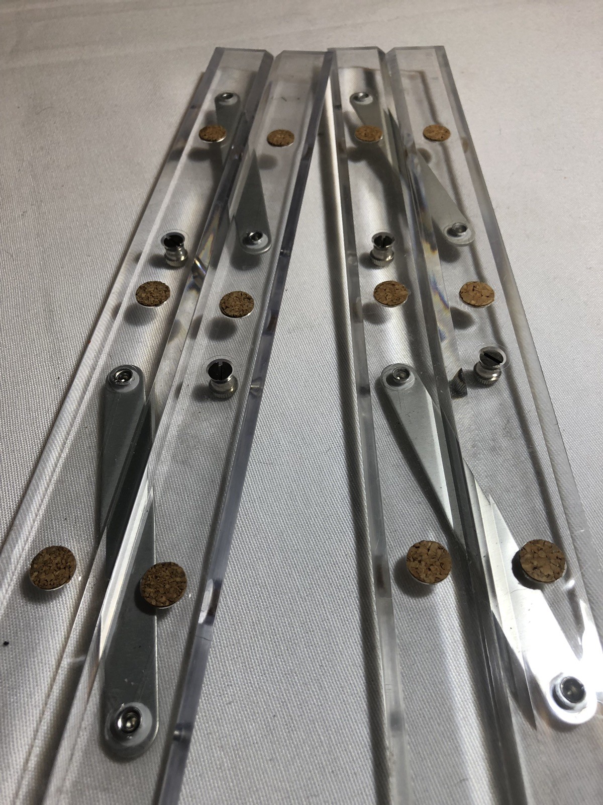 2 Vintage 15" Folding Parallel Ruler By C-Thru Ruler Bloomfield, Conn ...