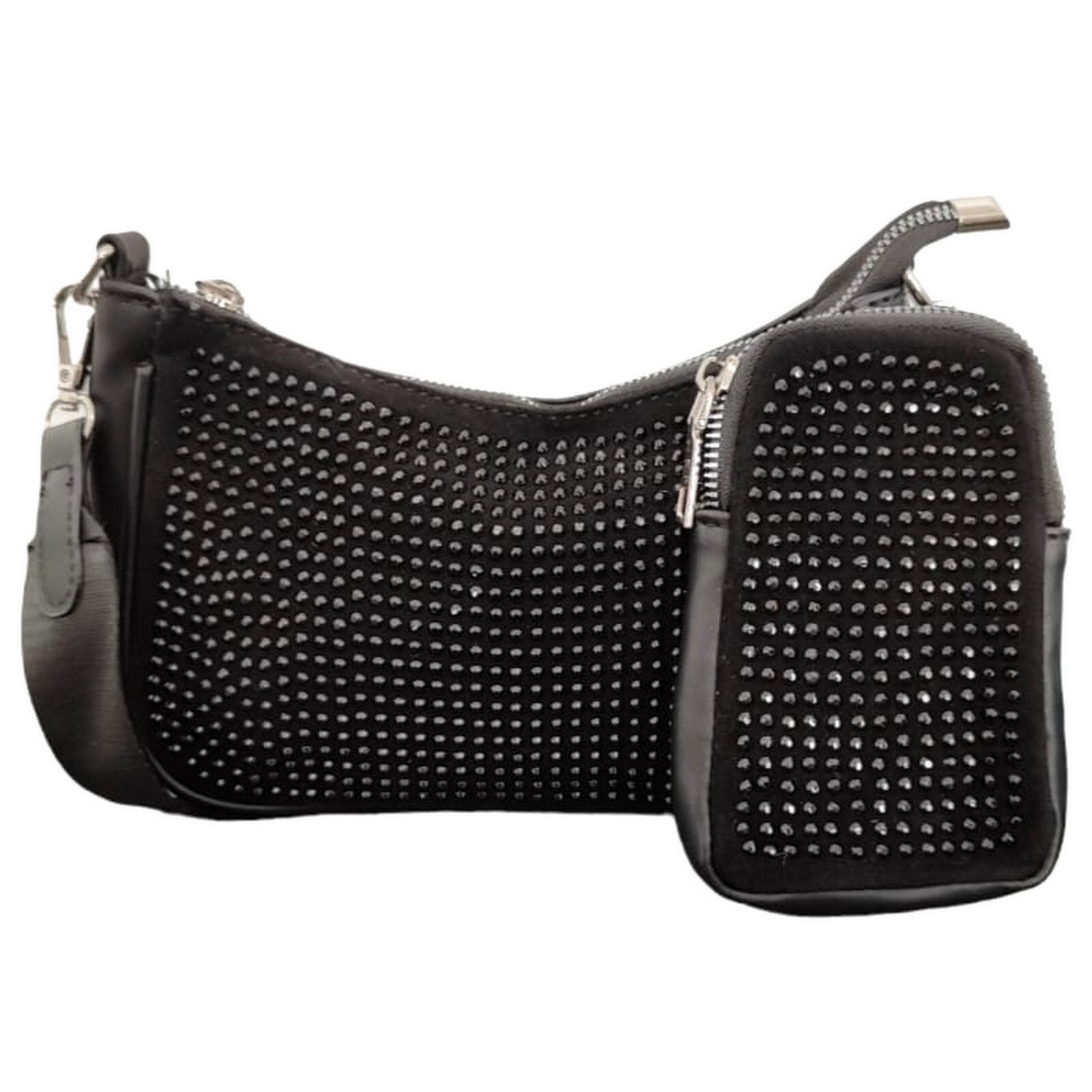 Umhängetasche Crossbody Bag Strass Handtasche Set Damentasche ...