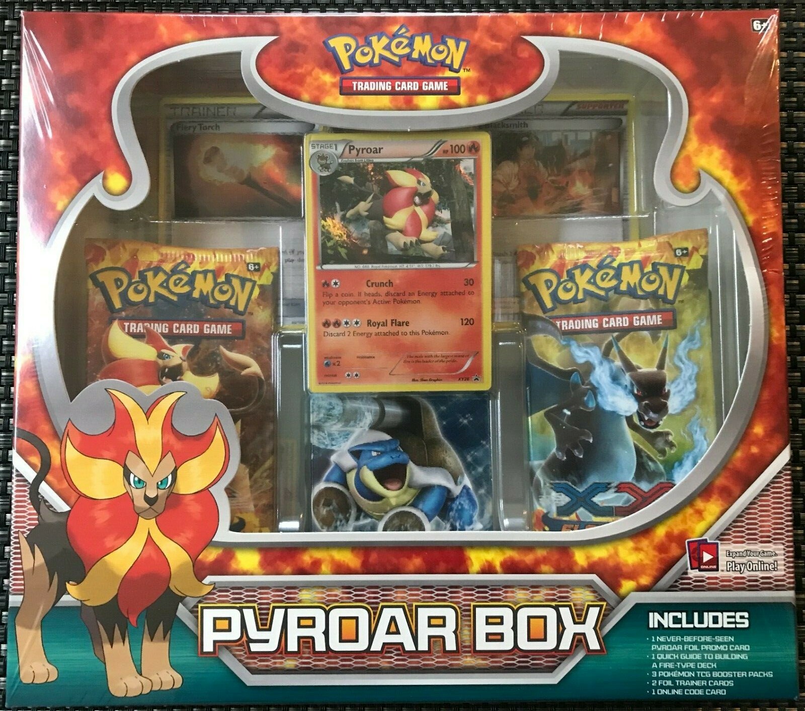 POKEMON XY FLASHFIRE PYROAR BOX SET 2014 - Free Priority Shipping | eBay
