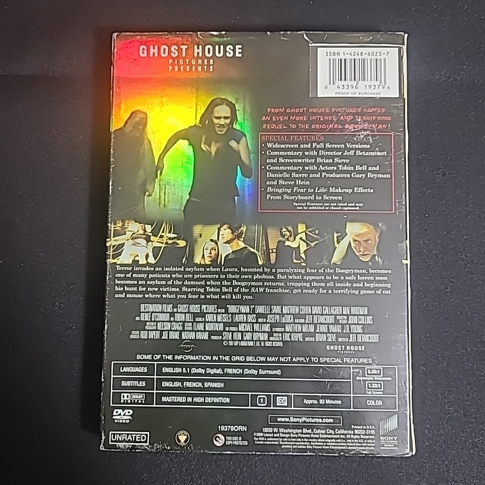 Boogeyman 2 (DVD, 2008) 43396193796| eBay