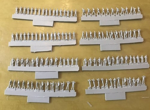 1/200 Scale Model Miniature Figures Universal Warship Crews Navy Resin ...