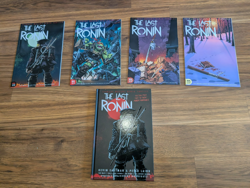Teenage Mutant Ninja Turtles The Last Ronin Issues 1,2,3,4 and Hard ...