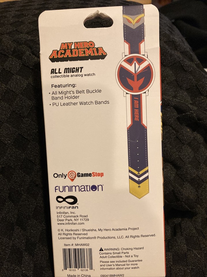 Collectible My Hero Academia All Might Collectible Watch Band NEW | eBay