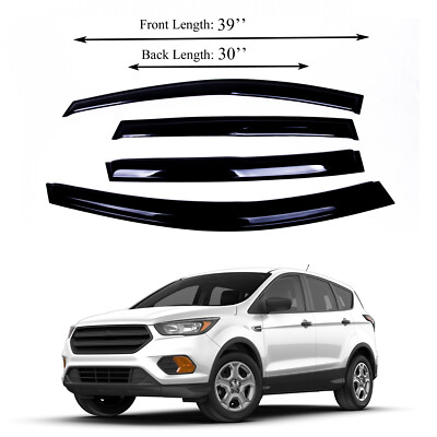Fits for Ford Escape 2013-2016 Side Window Visor Sun Rain Deflector ...