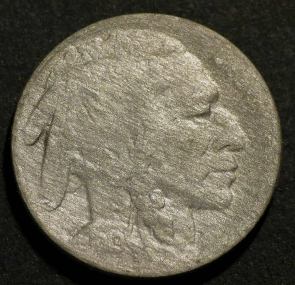 1919 S Buffalo Nickel Semi-Key Date Horn Details Holo-Restored Coin ...