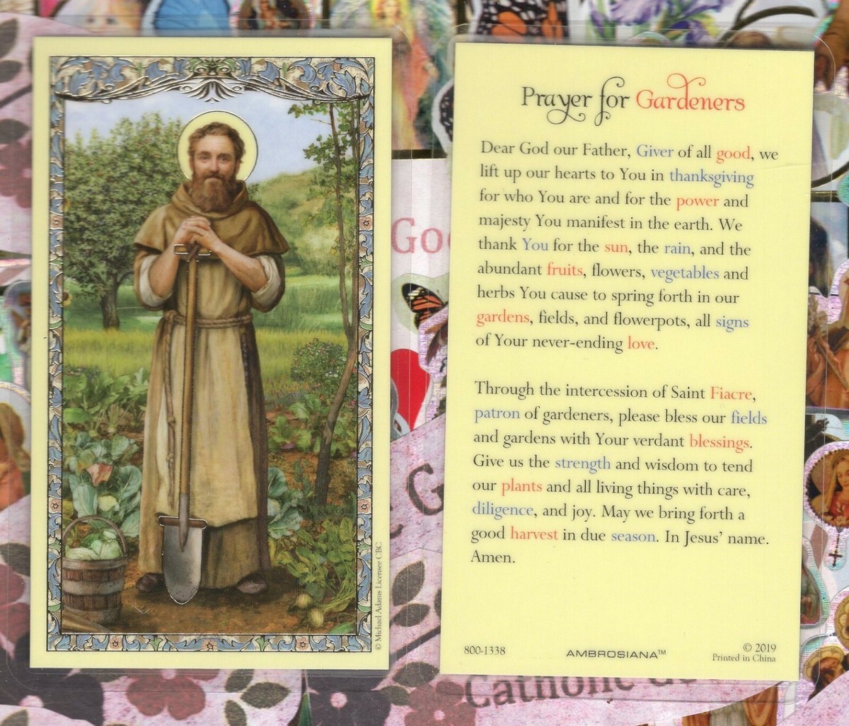 Patron Saint Of Gardeners | Fasci Garden
