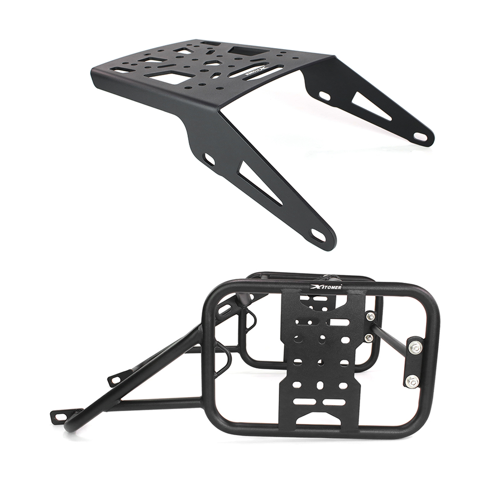 Rear Luggage Rack & Pannier Rack Side Carrier Fit For Yamaha XT250 2008 ...