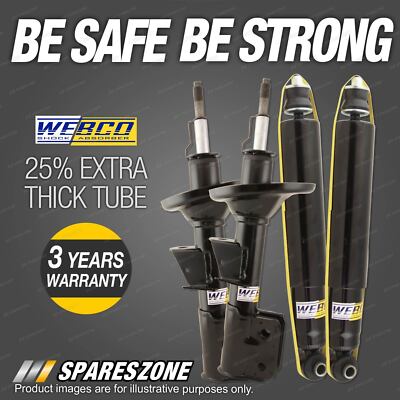 4 Front Rear STD or Lower Webco Shock Absorbers for Ford Transit VM FWD ...