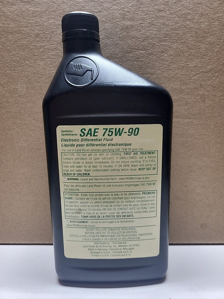 Land Rover Genuine Rear Electronic Locking Differential Fluid (1 Quart ...
