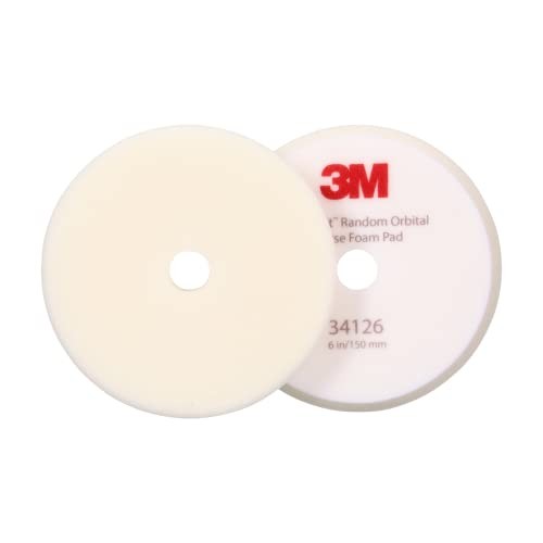 3m Perfect-it Random Orbital Foam Polishing Pad 34127, 6 Inch [150 Mm ...