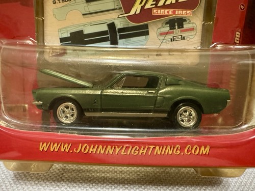 🔥Johnny Lightning ‘68 Shelby GT-500~Johnny Retro~R3~Dark Grey~#50175 | eBay