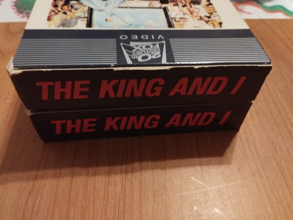 The King & I Parts 1&2- VHS Rare Fox Big Box Drawer Version - Tested | eBay