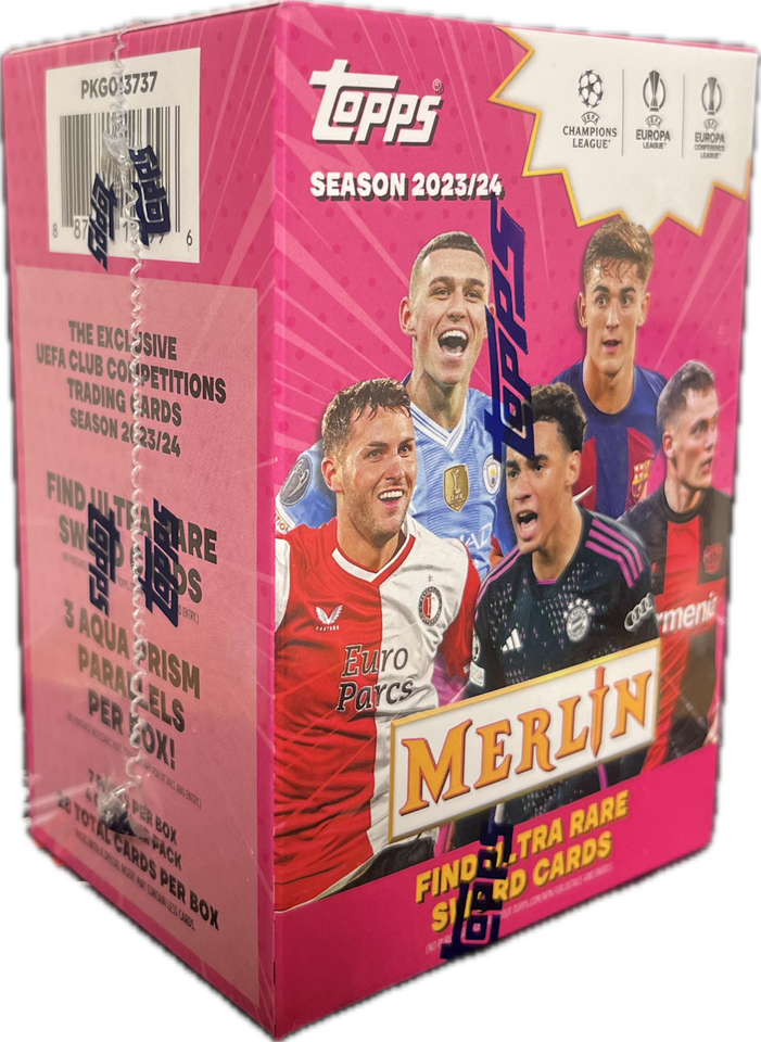 2023-24 Topps Merlin UEFA Soccer Champions League Blaster Box UCC ...