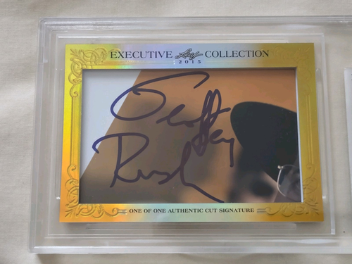2015 GEOFFREY RUSH OSCAR MOVIE CINEMA WINNING ACTOR 1/1 SIGNATURE AUTO ...