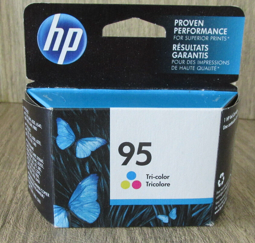 HP 95 (C8766WN) Genuine Tri-Color Ink Cartridge NEW IN BOX 818263825335 ...