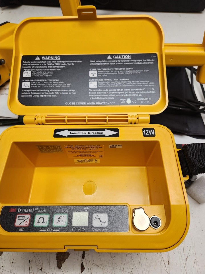 3M DYNATEL 2550 X U ID 12 watt CABLE PIPE LOCATOR Subsite 2550 2250 ...