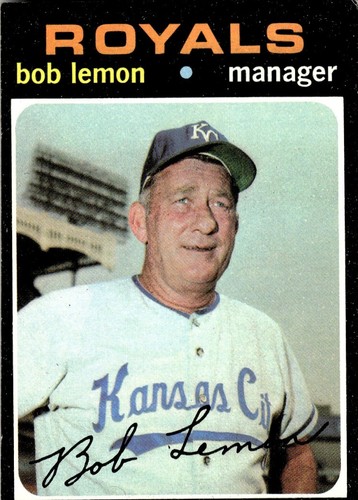 1971 Topps Bob Lemon Kansas City Royals #91 | eBay