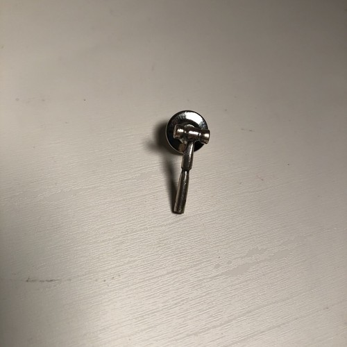 Gavel Pin Metal Judge Lawyer Courtroom Tie Tack Jewelry Silver Tone ...
