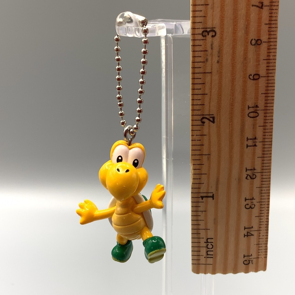 Koopa Troopa Super Mario Bros. Mini Figure Keychain Nintendo Game Japan ...