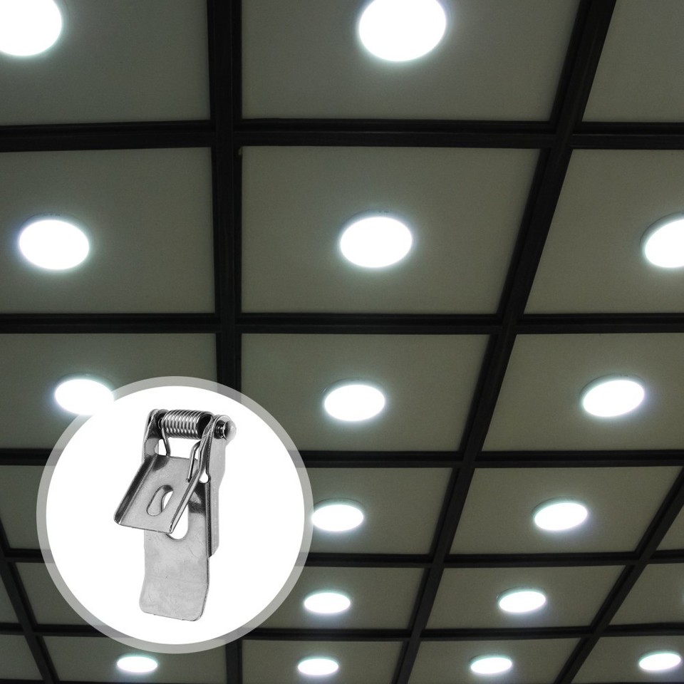 10 Pcs Downlight Recessed Clips Securing Clamps Ceiling Lights Fixing ...