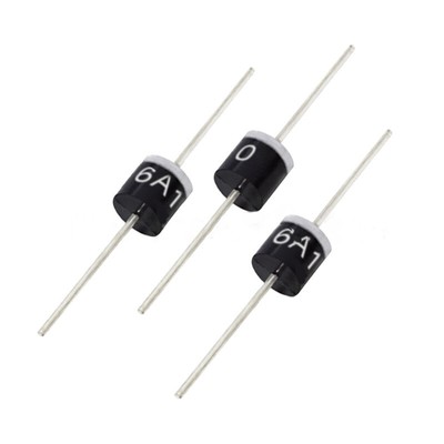 10PCS High Power 6A10 Rectifier Diode 6A 1000V Electrical Axial ...