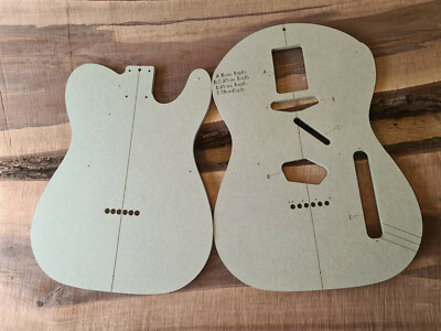 Telecaster Routing Template Full Set 9mm MR | Grelly UK