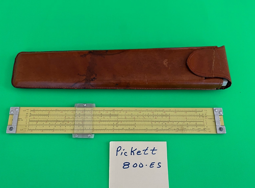 Picket 800-ES Slide Rule , with case (S-0111) | eBay
