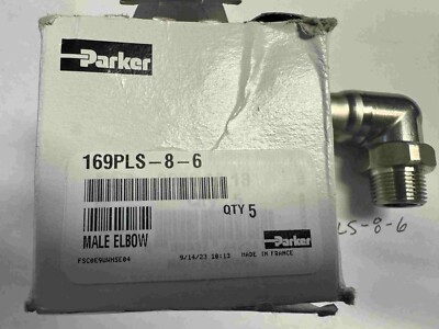 Parker 169PLS-8-6 Prestolok PLS Push-to-Connect stainless fitting ...