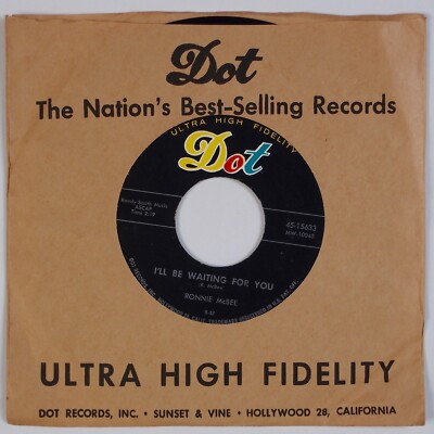 RONNIE McBEE: My Lonely Heart Keeps Crying US DOT Rockabilly Eddie ...