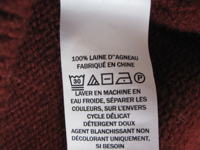 NWT L.L. Bean Washable Lambswool Mock Henley Sweater Russet Heather Men ...