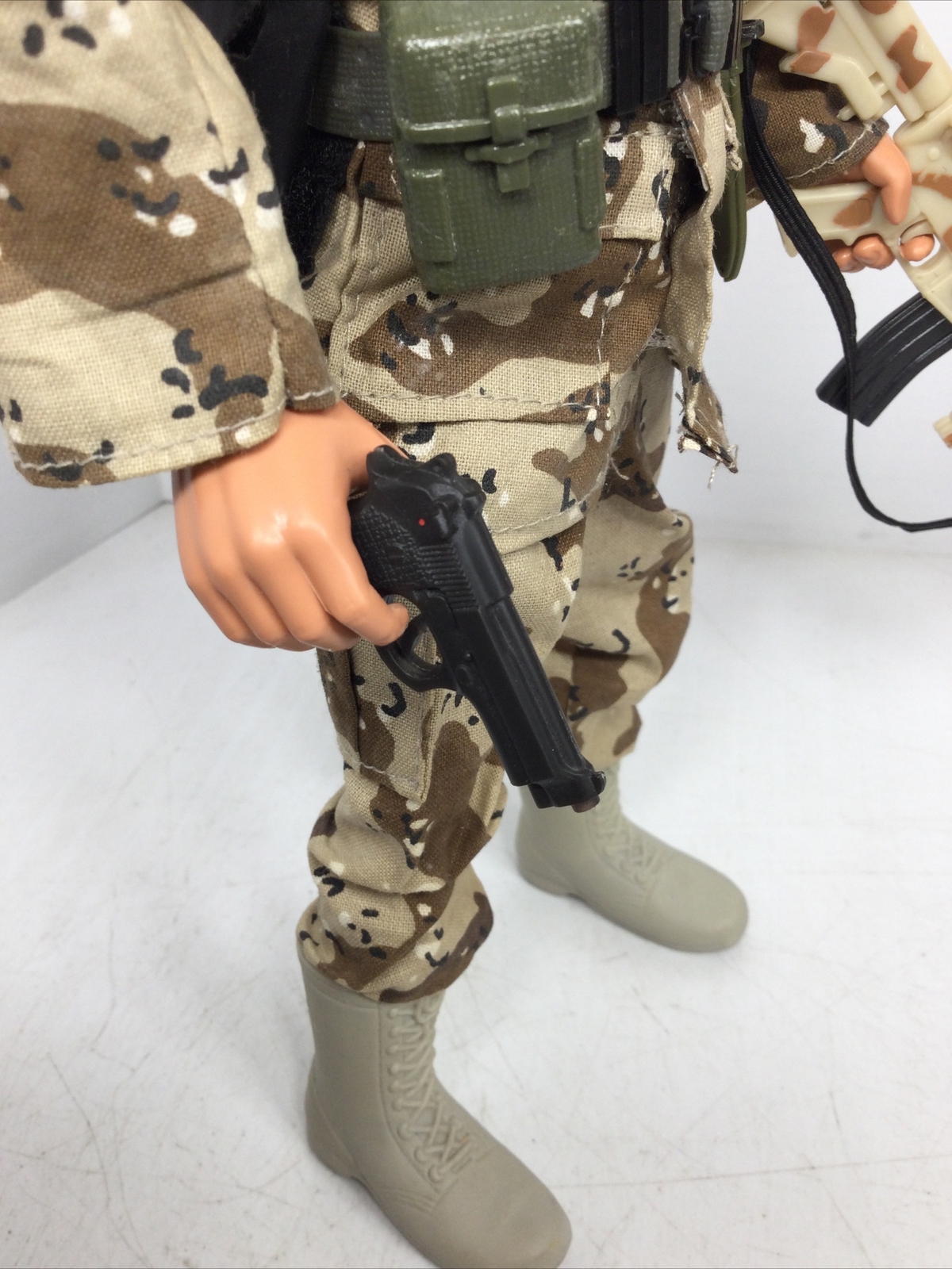1/6 CUSTOM HASBRO GI JOE US ARMY 1ST GULF WAR M-4 BERETTA 9MM ...