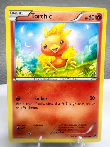 Torchic 25/160 - Primal Clash - Common - Pokemon Card TCG - NM | eBay