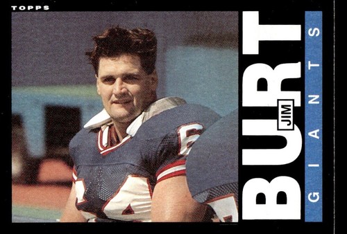 Jim Burt New York Giants 1985 Topps #112 | eBay