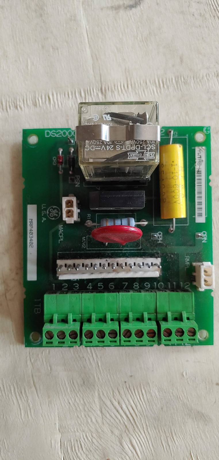 General Electric DS200CPCAG1ABB 6BA02 Contactor Pilot Card | eBay