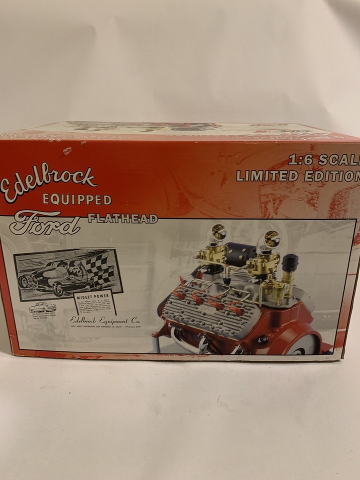 RARE GMP Edelbrock Ford Flathead V8 Engine 1:6 Scale Diecast | eBay